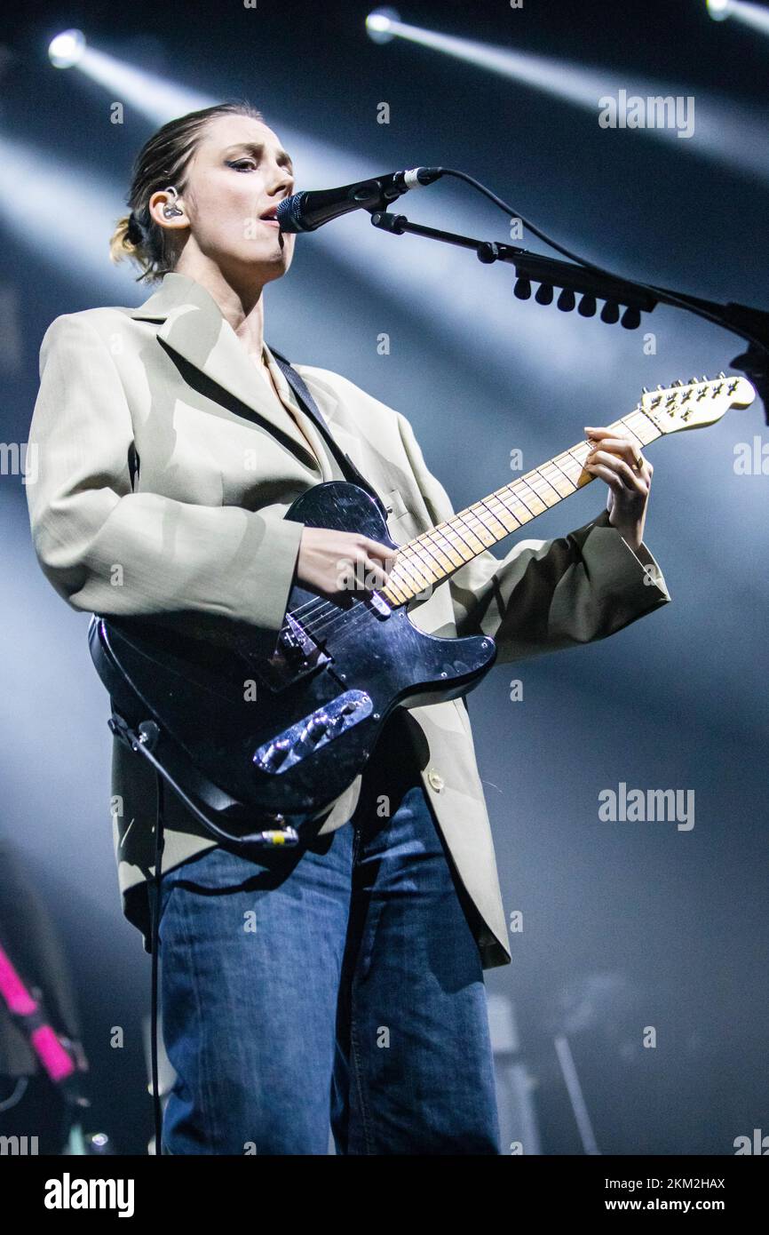 Milan Italy. 25 November 2022. The English rock band WOLF ALICE ...