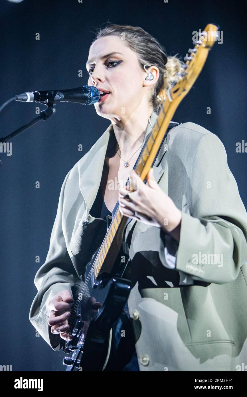 Milan Italy. 25 November 2022. The English rock band WOLF ALICE ...