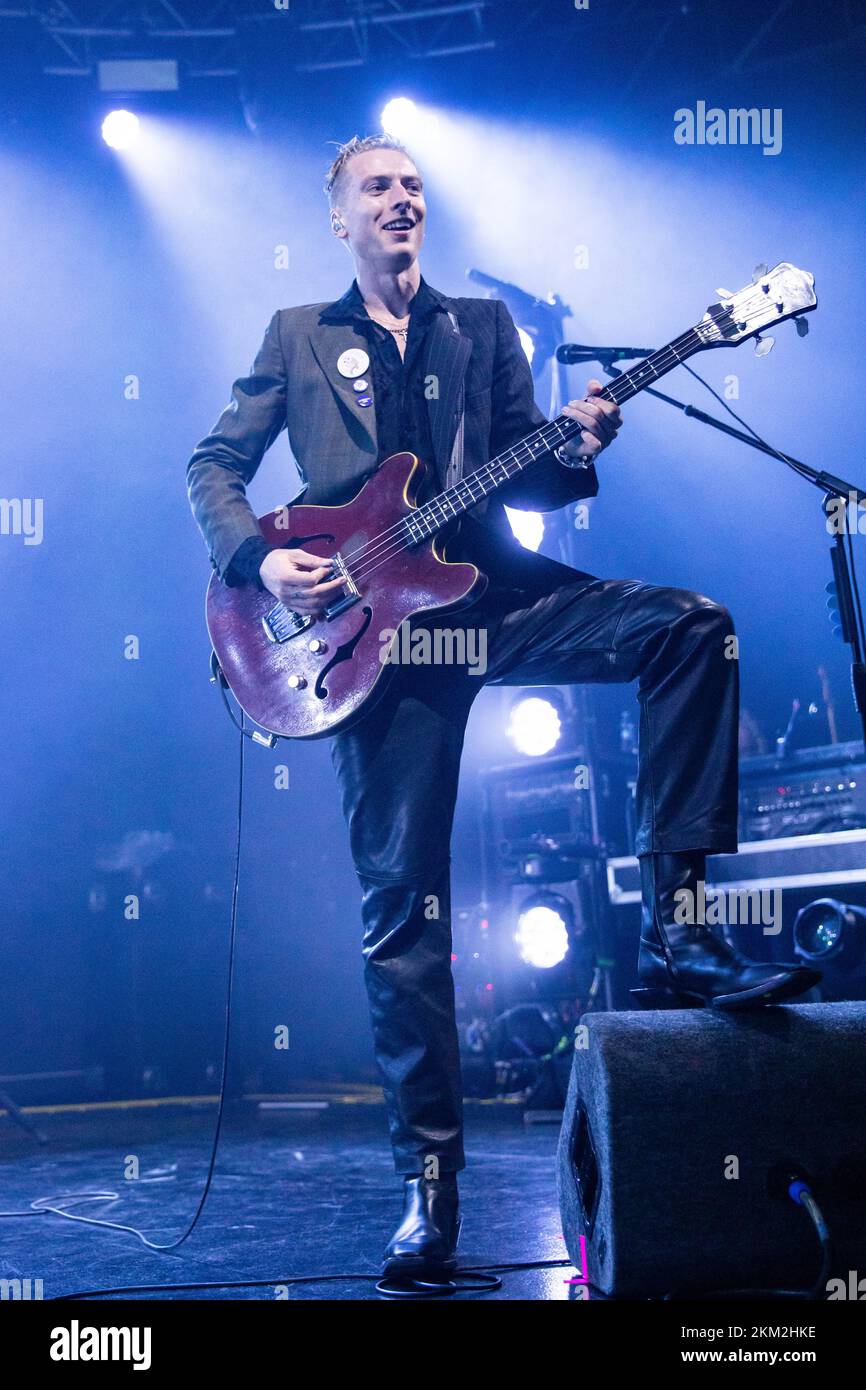 Milan Italy. 25 November 2022. The English rock band WOLF ALICE ...