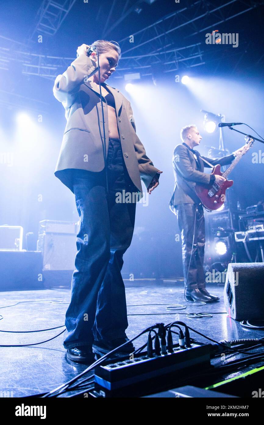 Milan Italy. 25 November 2022. The English rock band WOLF ALICE ...