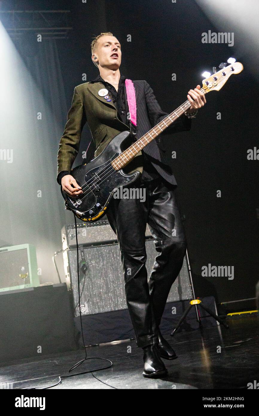 Milan Italy. 25 November 2022. The English rock band WOLF ALICE ...