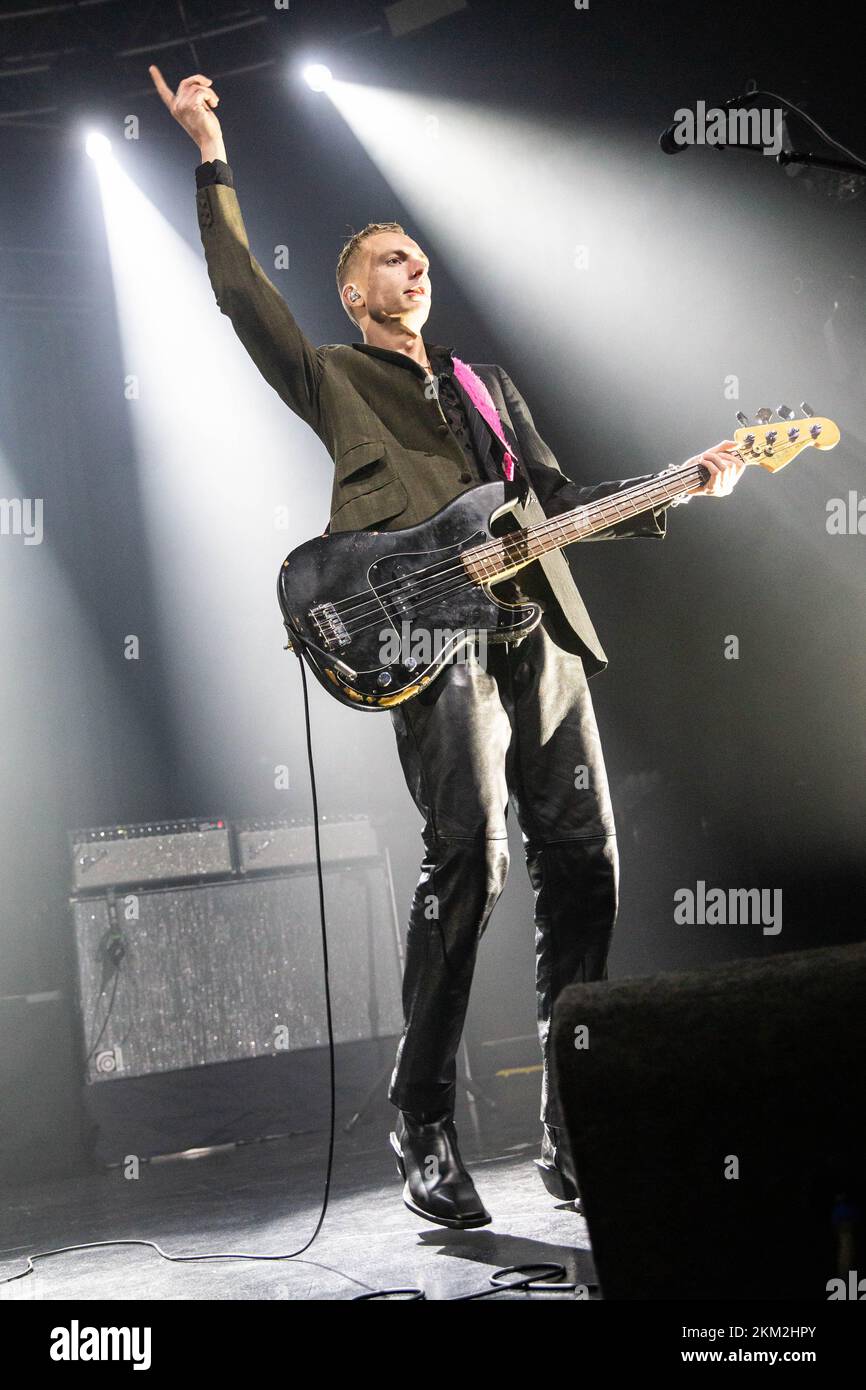 Milan Italy. 25 November 2022. The English rock band WOLF ALICE ...