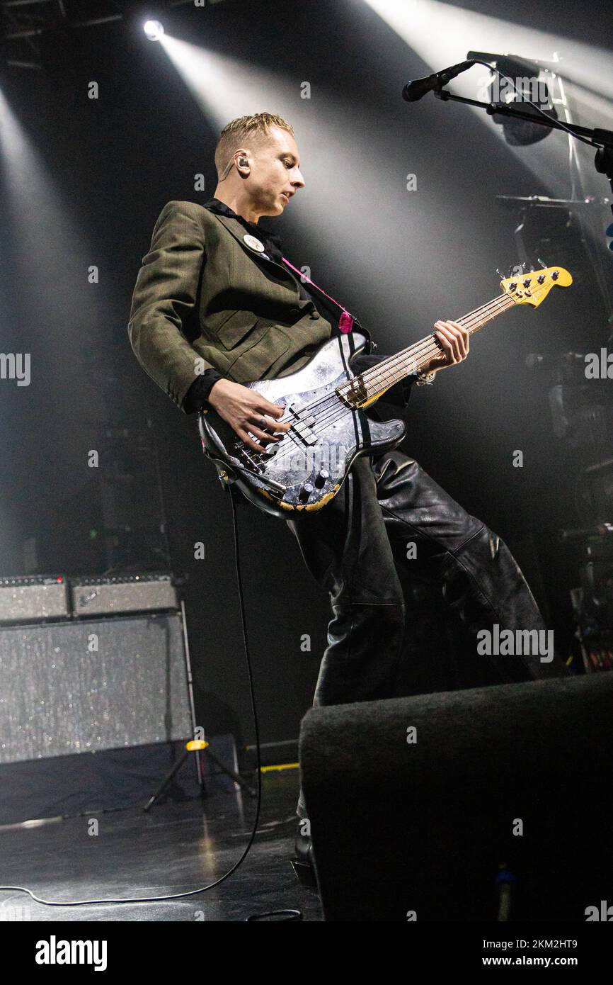 Milan Italy. 25 November 2022. The English rock band WOLF ALICE ...