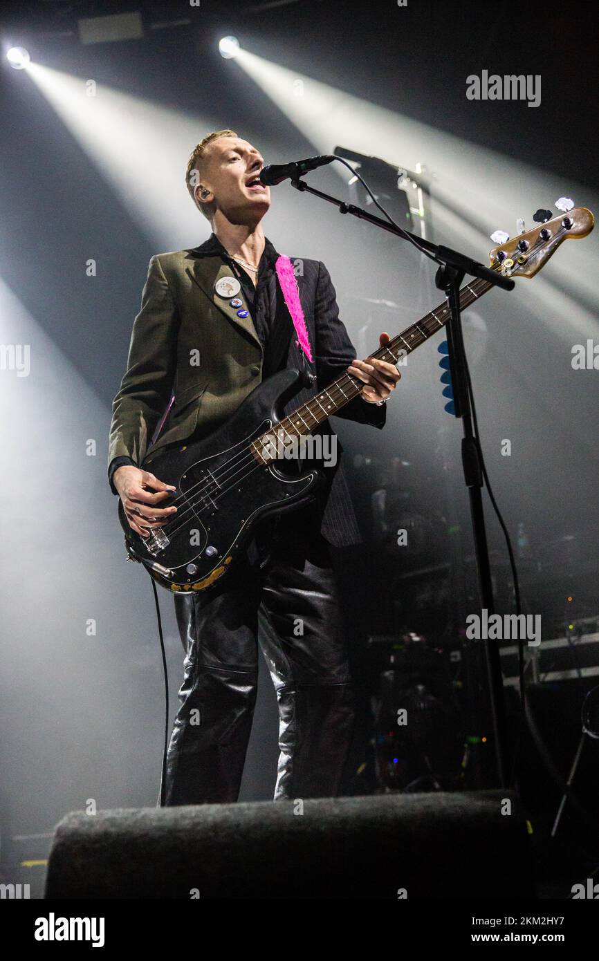 Milan Italy. 25 November 2022. The English rock band WOLF ALICE ...