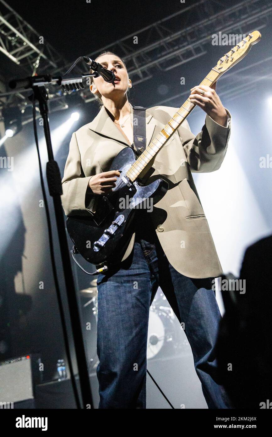 Milan Italy. 25 November 2022. The English rock band WOLF ALICE ...
