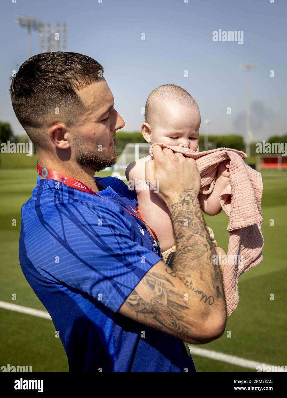 Qatar. 26th Nov, 2022. DOHA - Holland goalkeeper Justin Bijlow during a ...