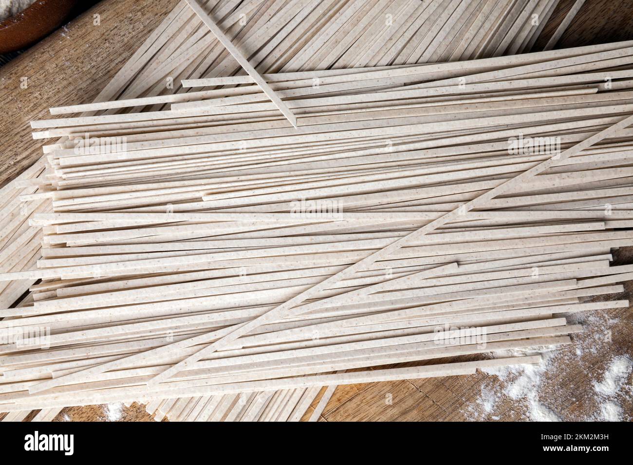 white rice noodles and flour and other ingredients, cooking rice ...