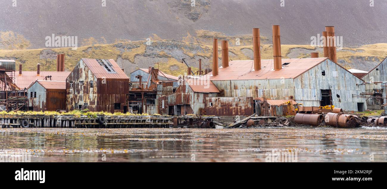 Leith Harbour - old, abandoned and largest of all seven whaling ...