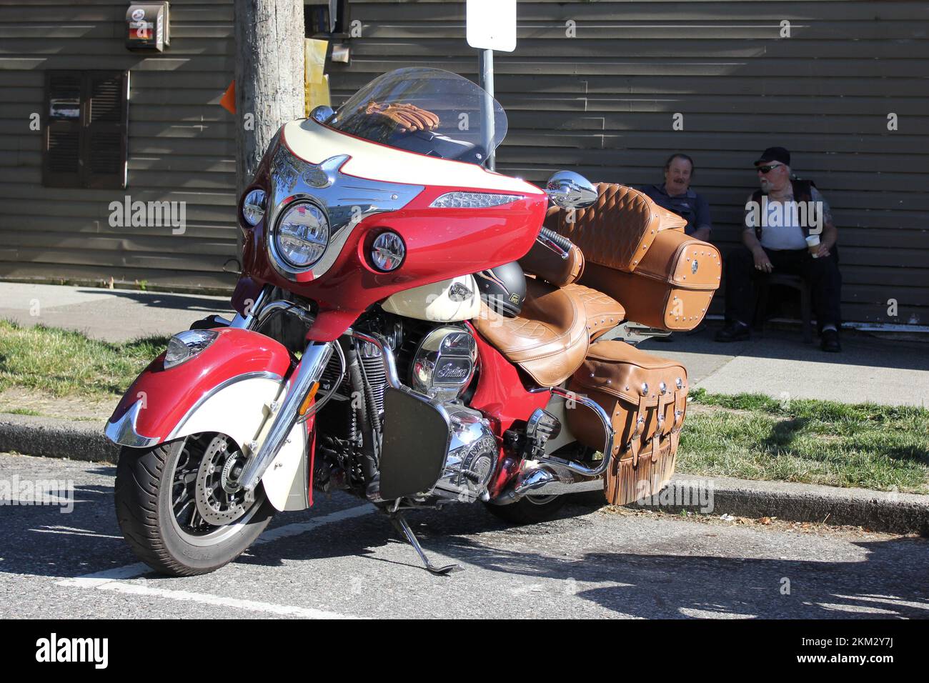 The Indian Motorcycle parked outside Stock Photo - Alamy