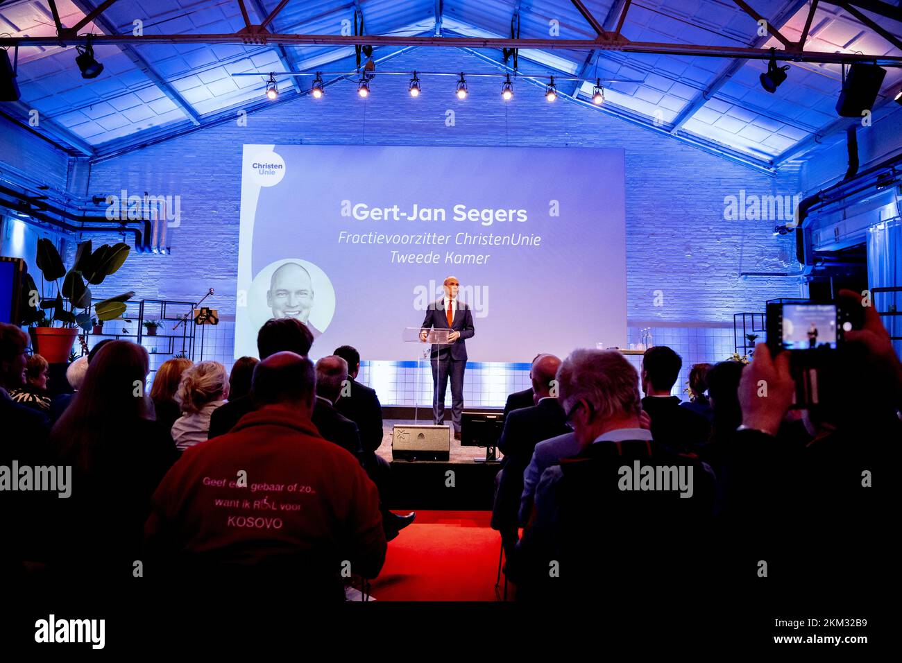 Amerfoort, Netherlands. 26th Nov, 2022. AMERFOORT - Party leader Gert ...