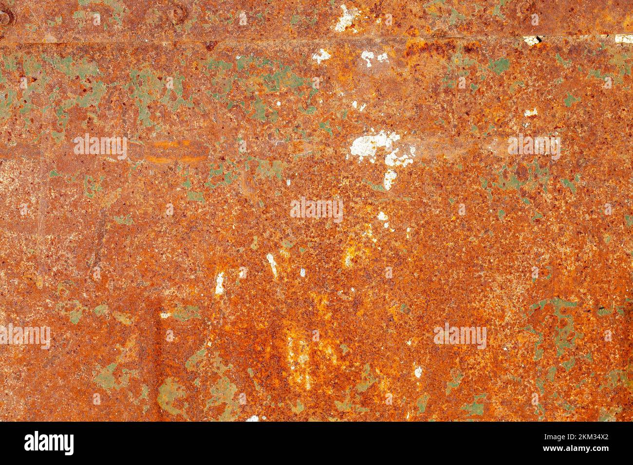 metal surfaces covered with rust and paint residues, metal surface ...