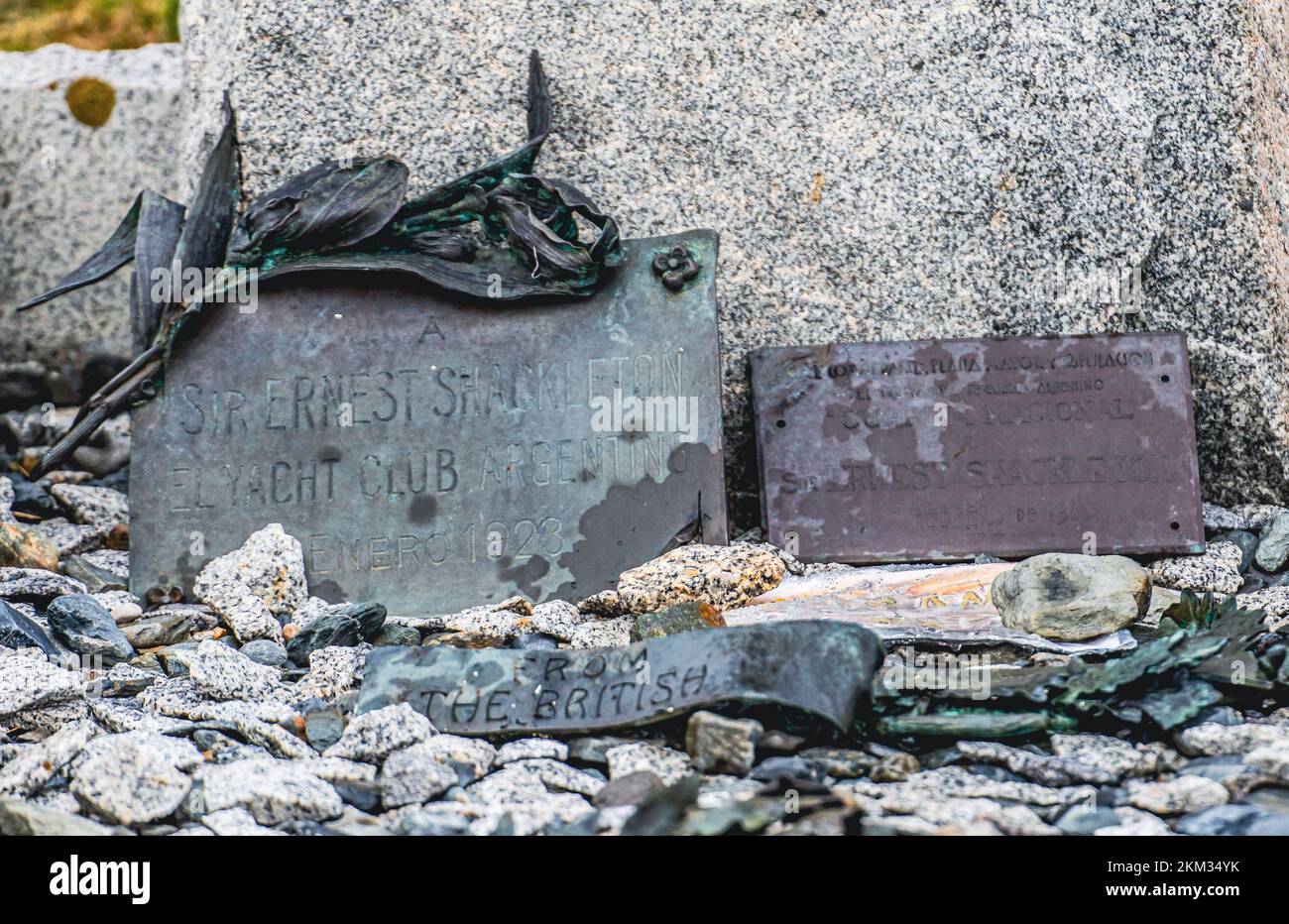 Memorial shackleton hi-res stock photography and images - Alamy