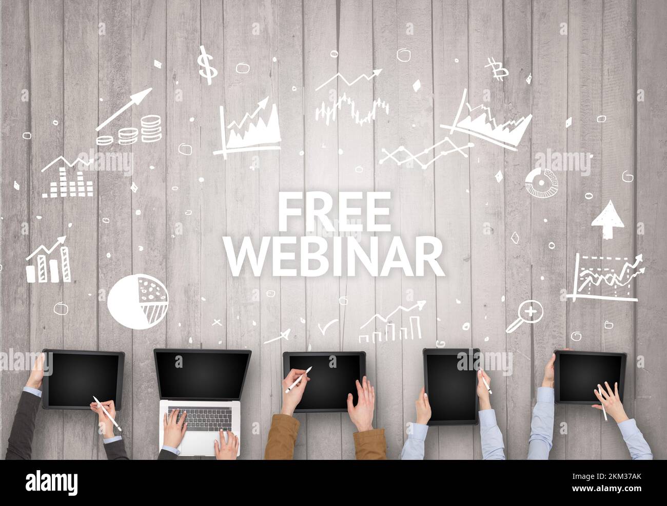Group of Busy People Working in an Office Stock Photo - Alamy