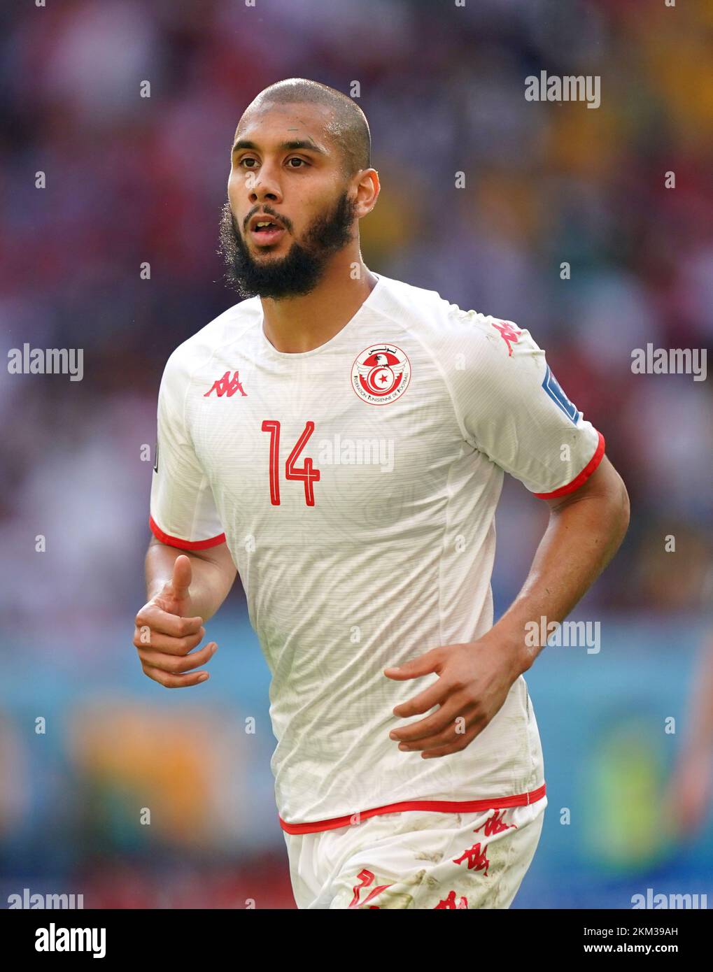 Tunisia's Aissa Laidouni during the FIFA World Cup Group D match at the ...