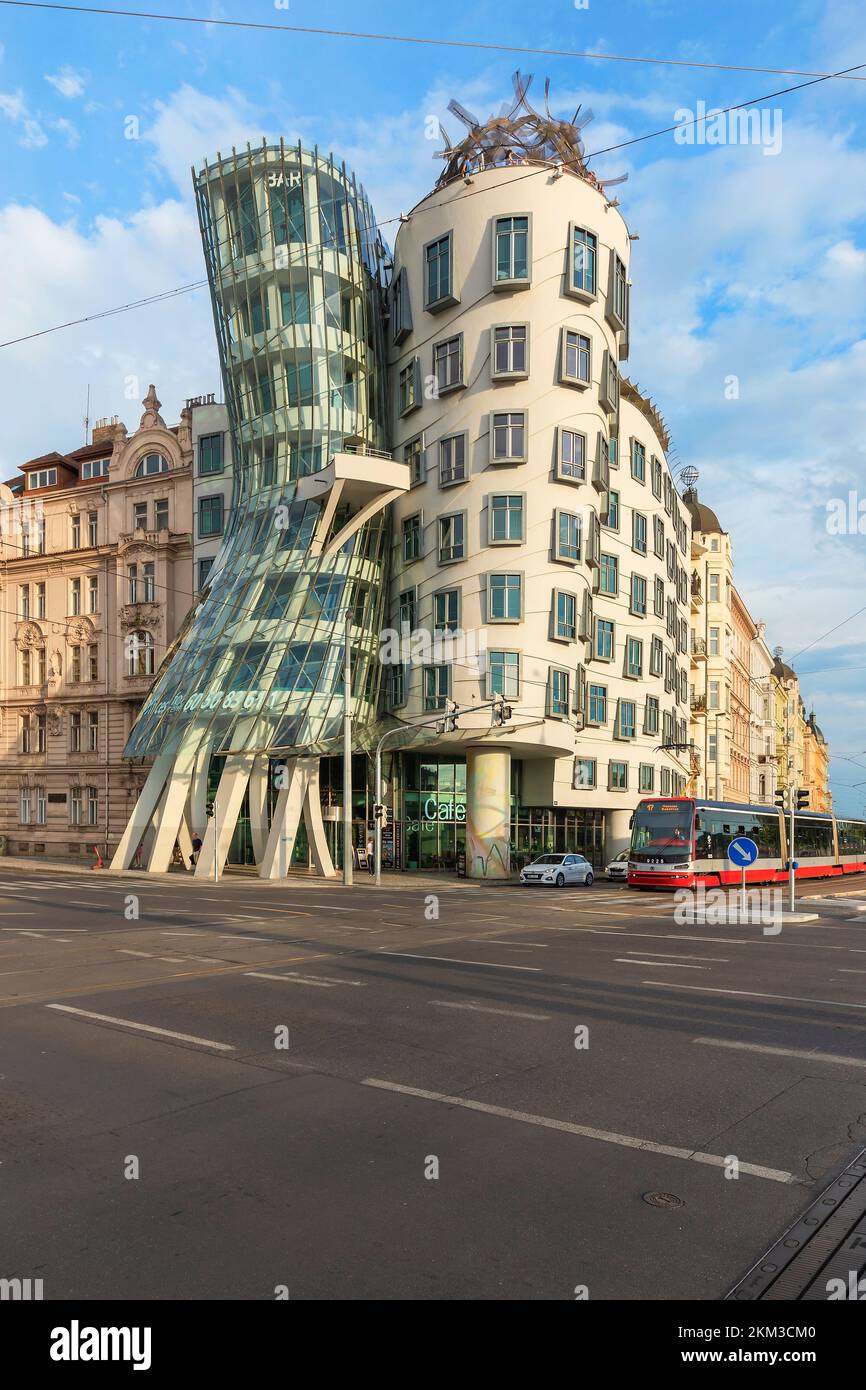 PRAGUE, CZECH REPUBLIC - AUGUST 2022; Dancing House Building Stock ...