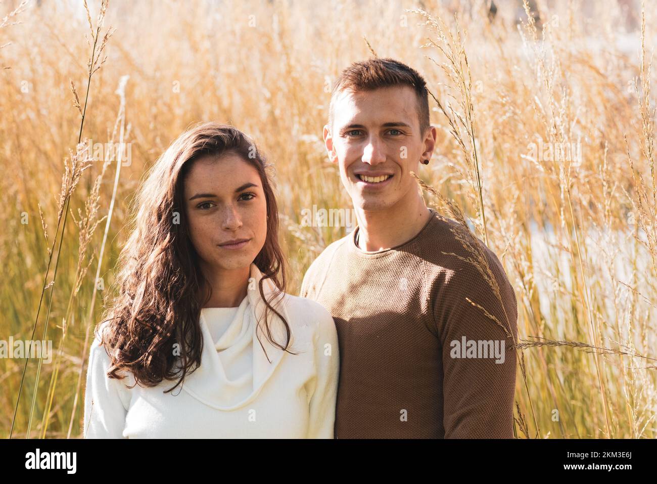 Portrait of a young couple, generation z Stock Photo - Alamy