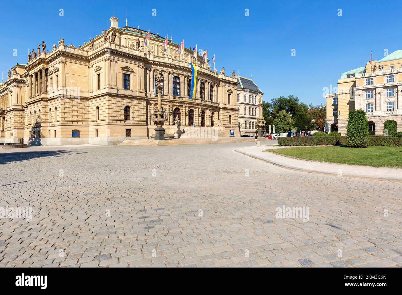 PRAGUE, CZECH REPUBLIC - AUGUST 2022; The Rudolfinum Building Stock ...