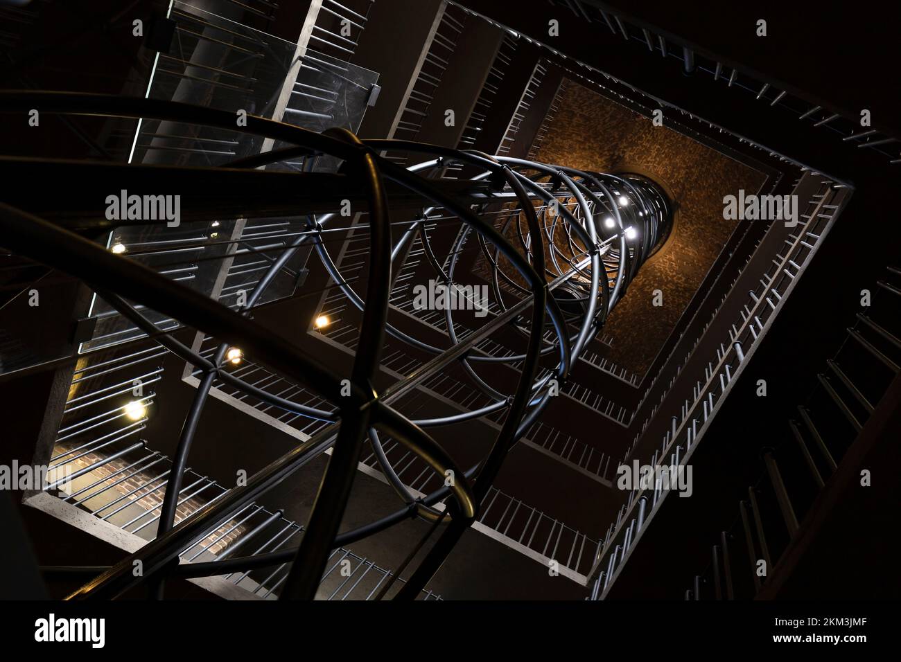PRAGUE, CZECH REPUBLIC - AUGUST 2022; Elevator Inside The Astronomical ...