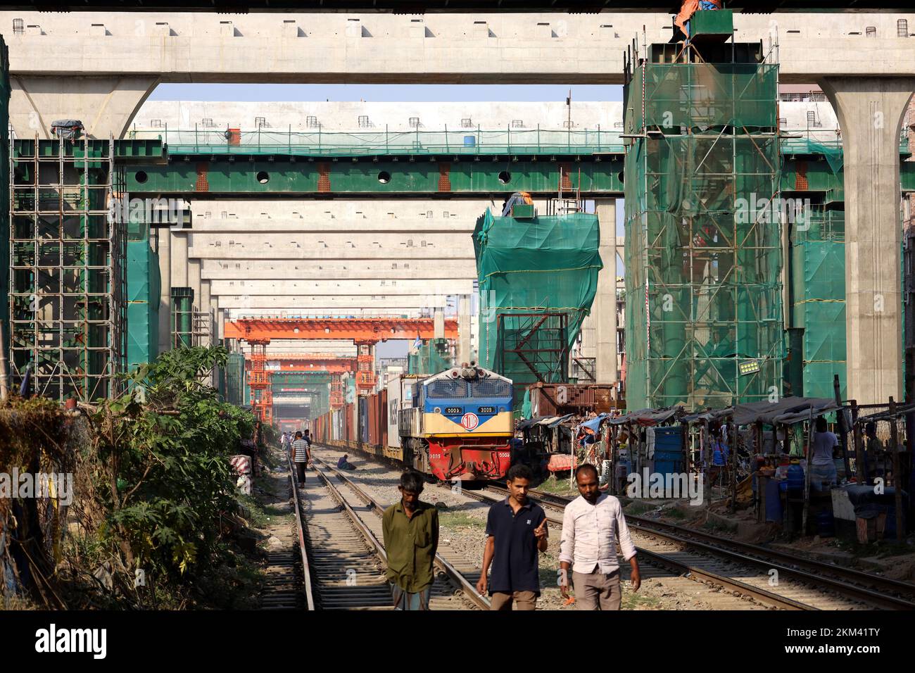 Dhaka, Bangladesh. 26th Nov, 2022. Dhaka Elevated Expressway from Dhaka ...