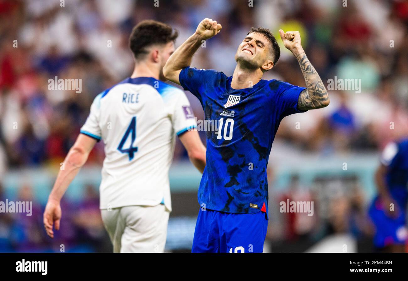 Doha, Qatar. 25th Nov, 2022. Luke Shaw (England) England - USA World ...