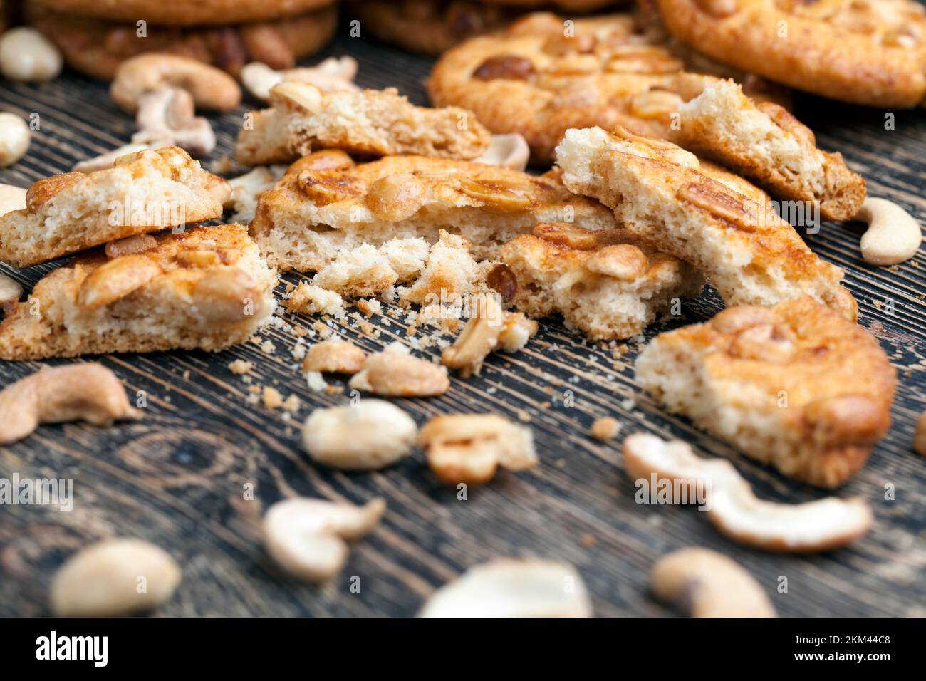 oatmeal cookies with the addition of dried fruits and various types of ...