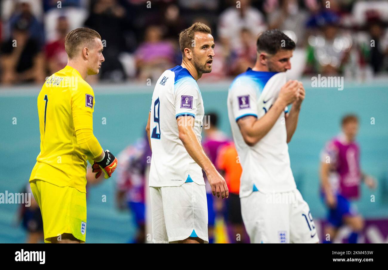 Doha, Qatar. 25th Nov, 2022. Torwart Jordan Pickford (England), Harry ...