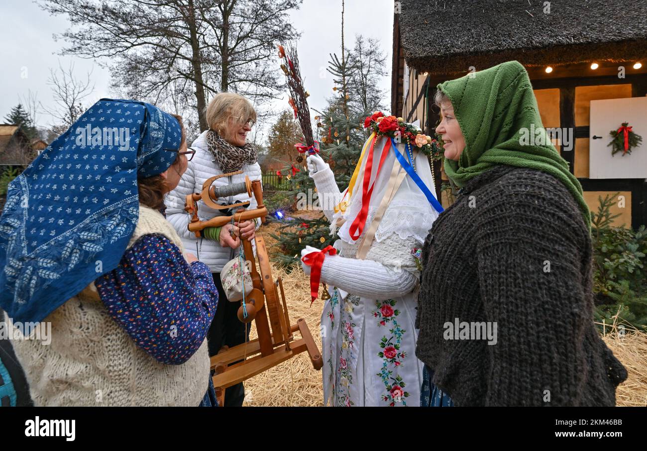 Lehde, Germany. 26th Nov, 2022. The Sorbian-Wendish Christ Child (2nd ...