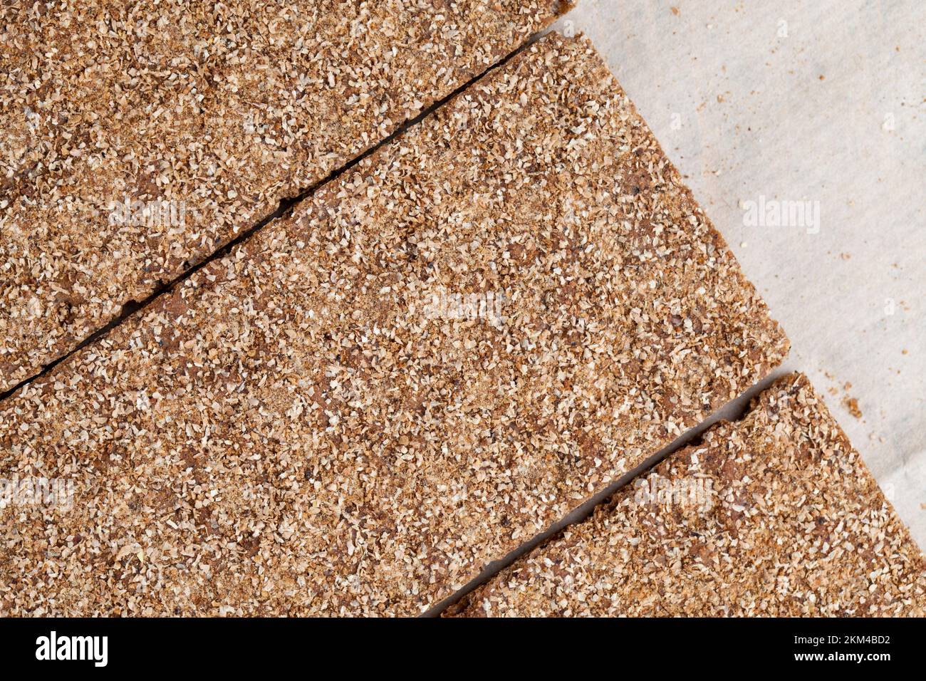crispy rye bread, healthy foods made from rye flour, thin and crispy ...
