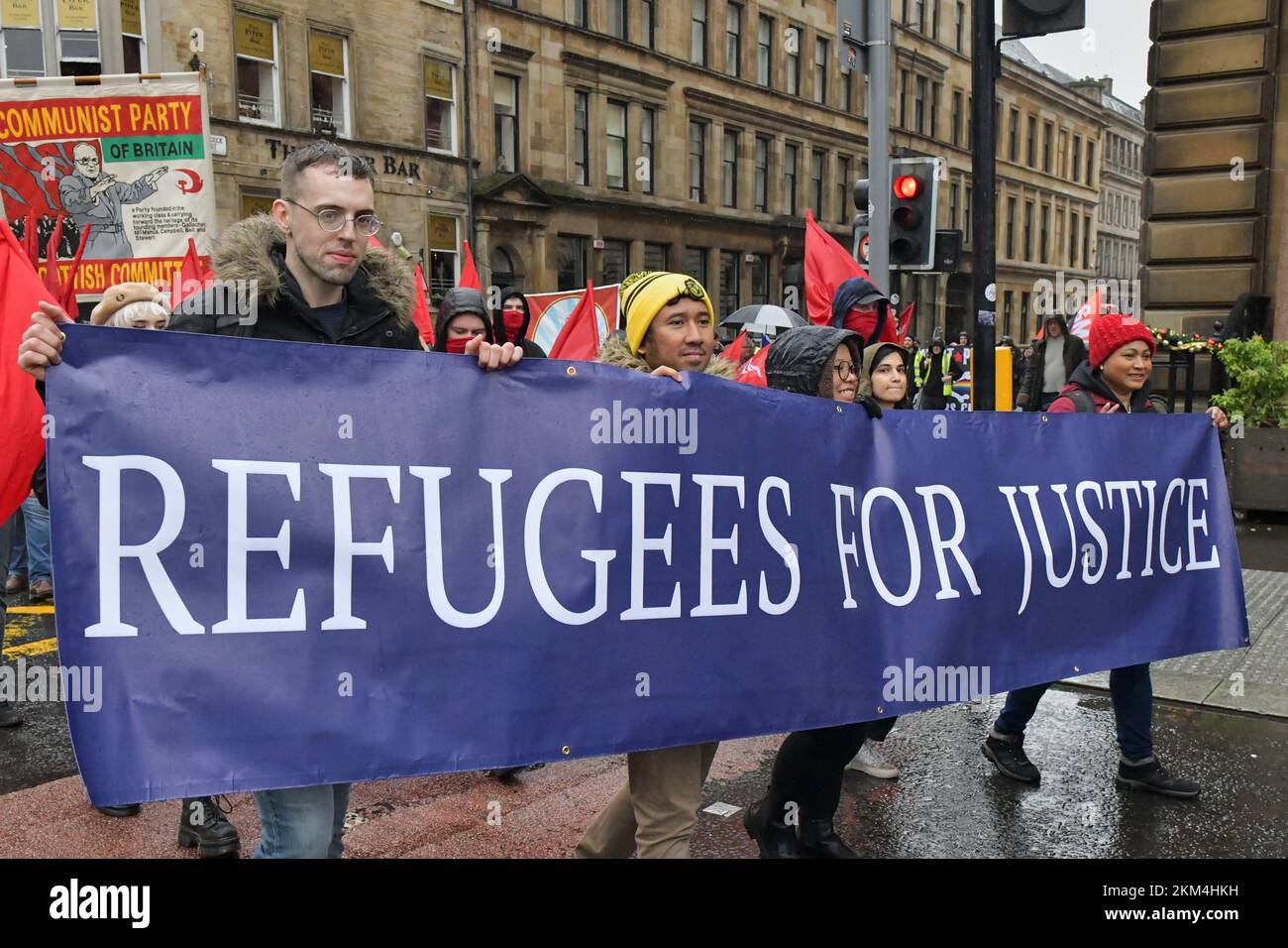 Glasgow Scotland, UK 26 November 2022. STUC St Andrews Day Anti-Racism ...