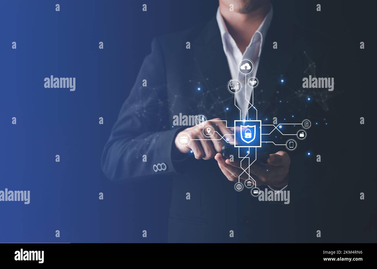 Online banking login businessman hi-res stock photography and images ...