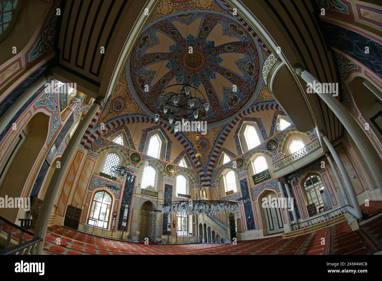 Guzelce Kasim Pasha Mosque, located in Kasimpasa, Turkey, was built in ...