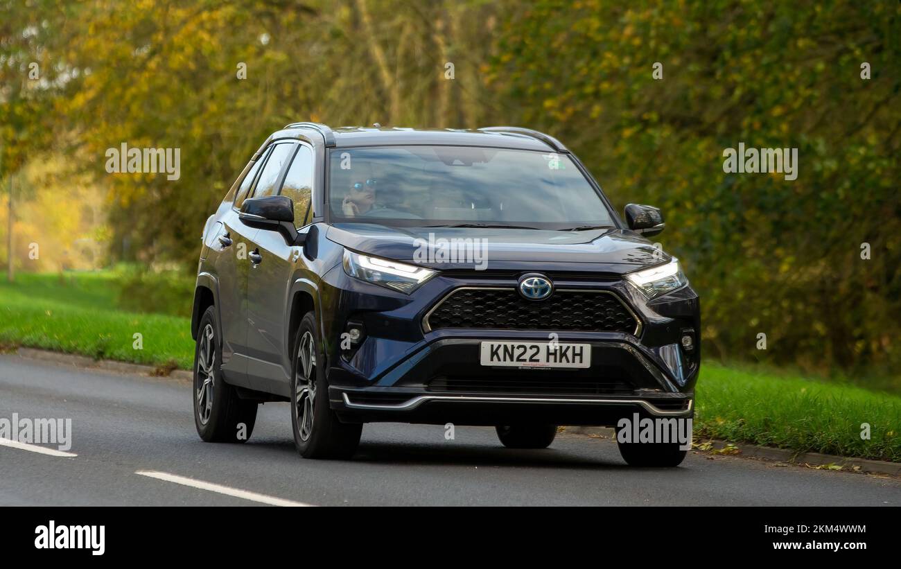 2022 hybrid electric Toyota Rav 4 DYNAMIC PHEV AUTO car Stock Photo - Alamy