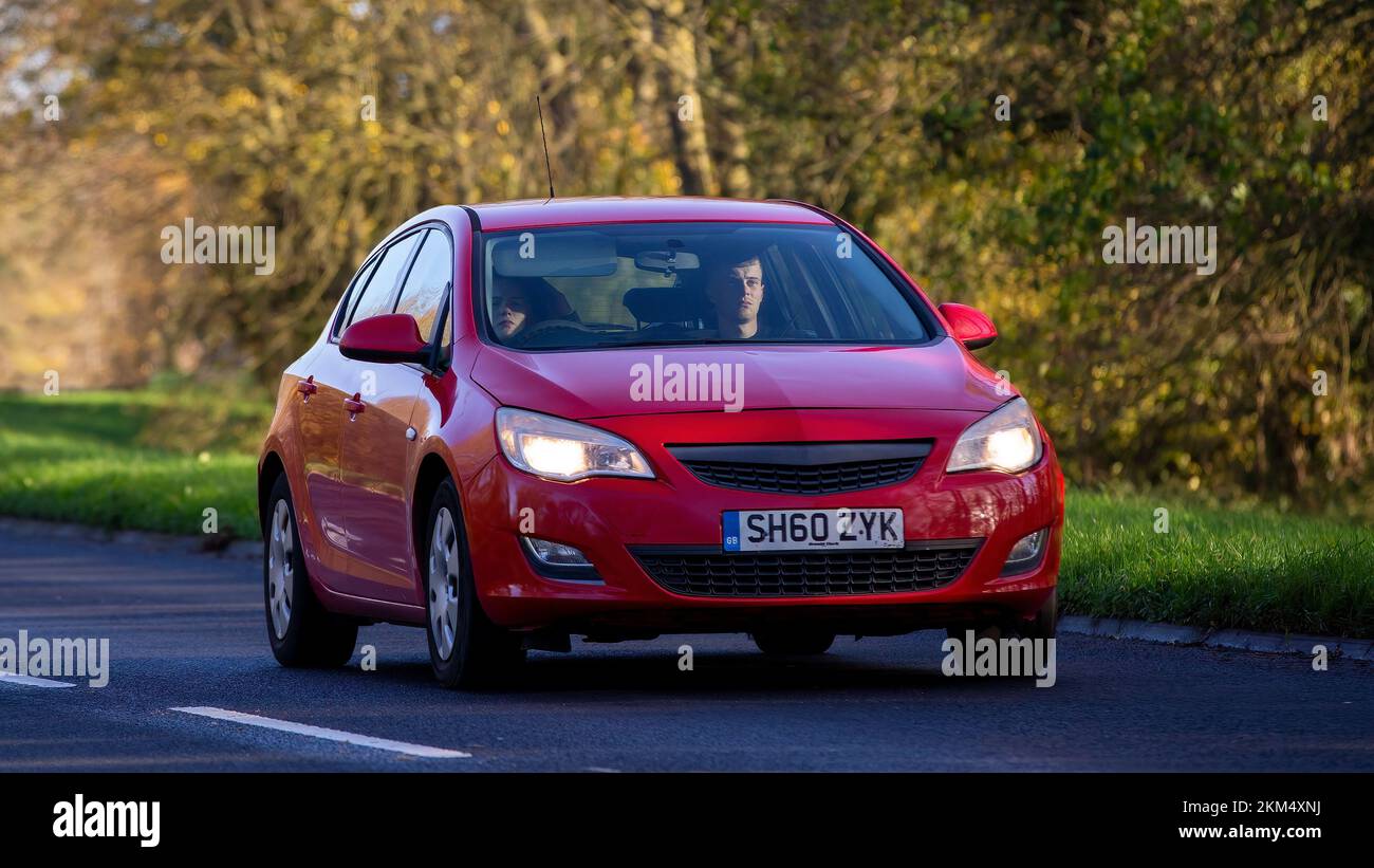 Red vauxhall astra hi-res stock photography and images - Alamy