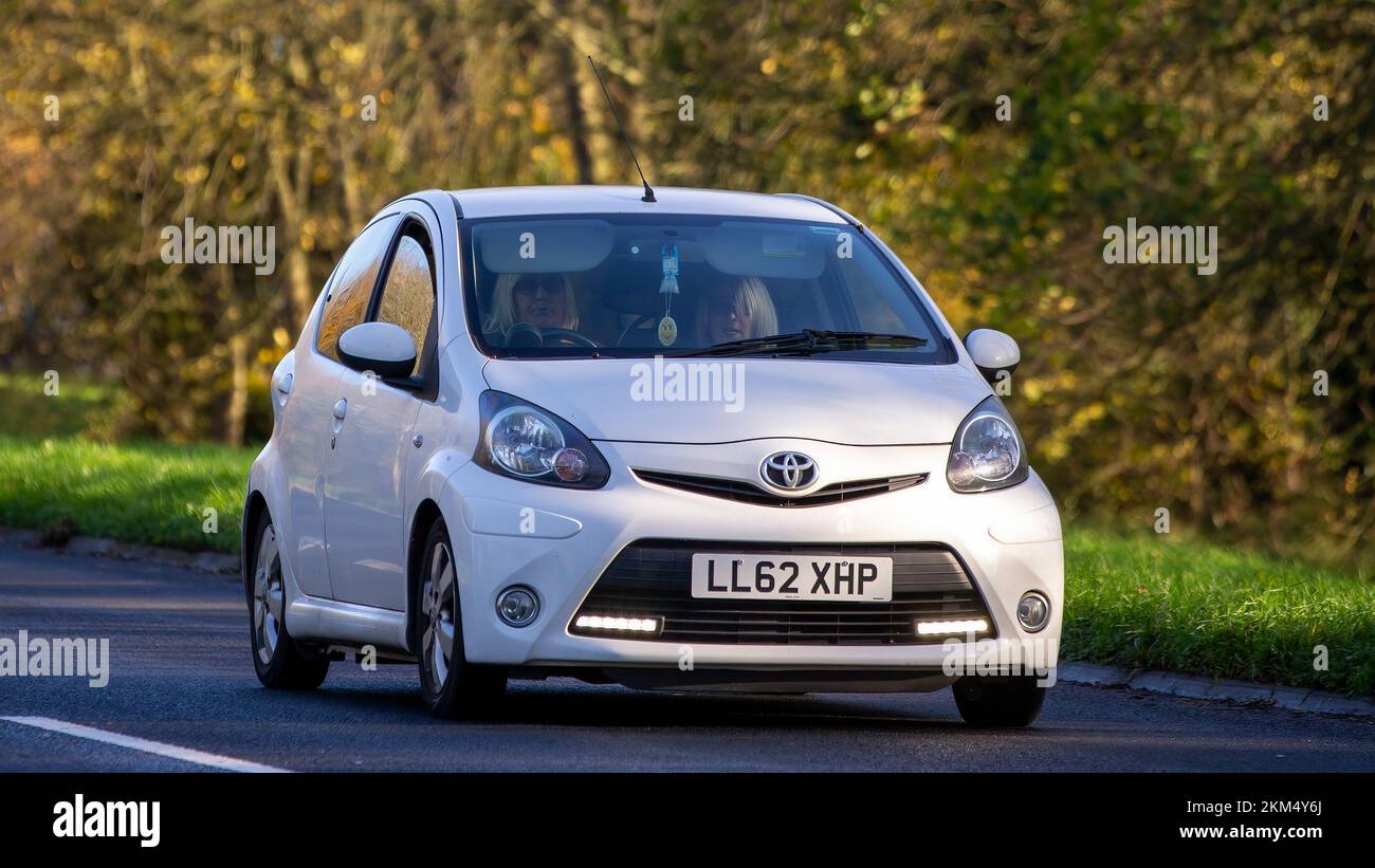 Toyota white car hi-res stock photography and images - Alamy