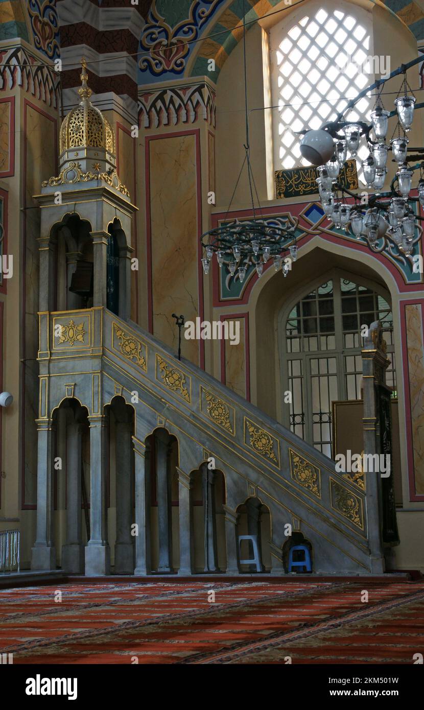 Guzelce Kasim Pasha Mosque, located in Kasimpasa, Turkey, was built in ...