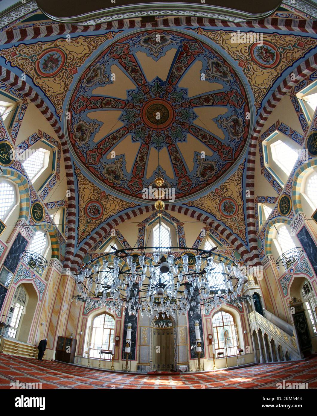 Guzelce Kasim Pasha Mosque, located in Kasimpasa, Turkey, was built in ...