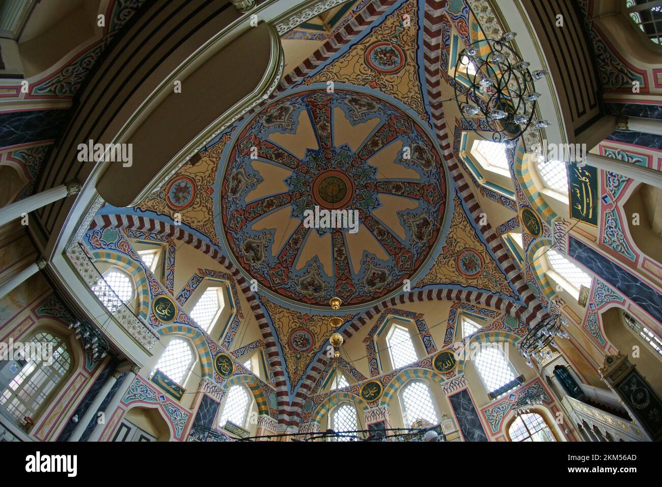 Guzelce Kasim Pasha Mosque, located in Kasimpasa, Turkey, was built in ...