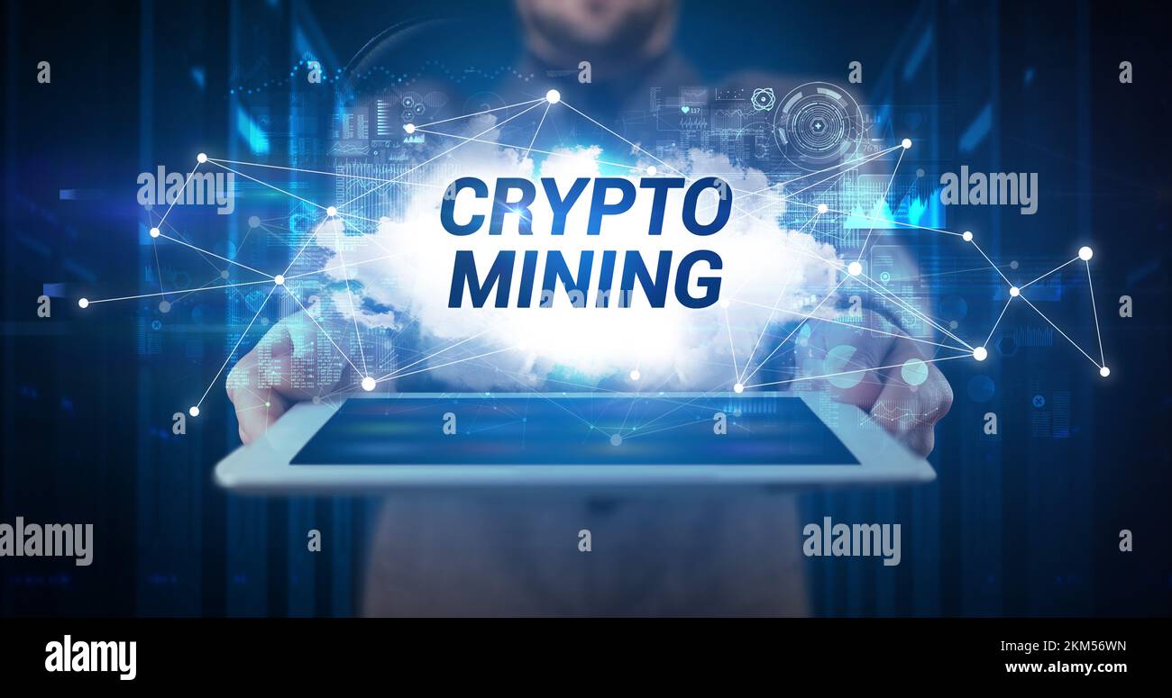 Person holding tablet, technology concept Stock Photo - Alamy