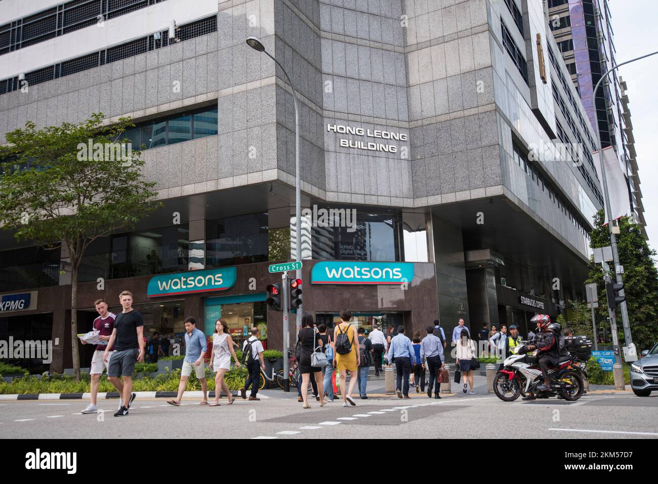 Singapore City, Singapore - September 08, 2019: At the end of the ...
