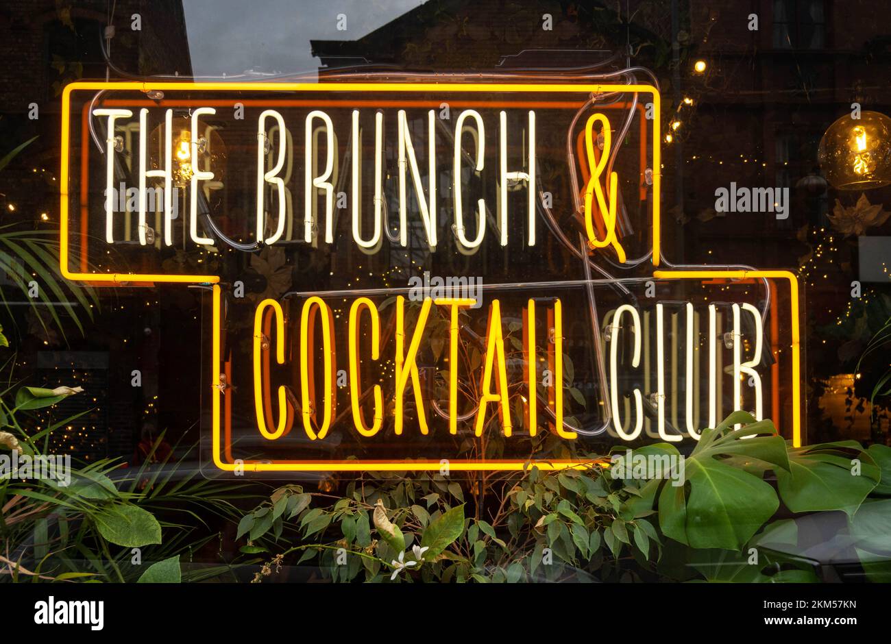 The Brunch & Cocktail Club on Duke Street in Liverpool Stock Photo - Alamy