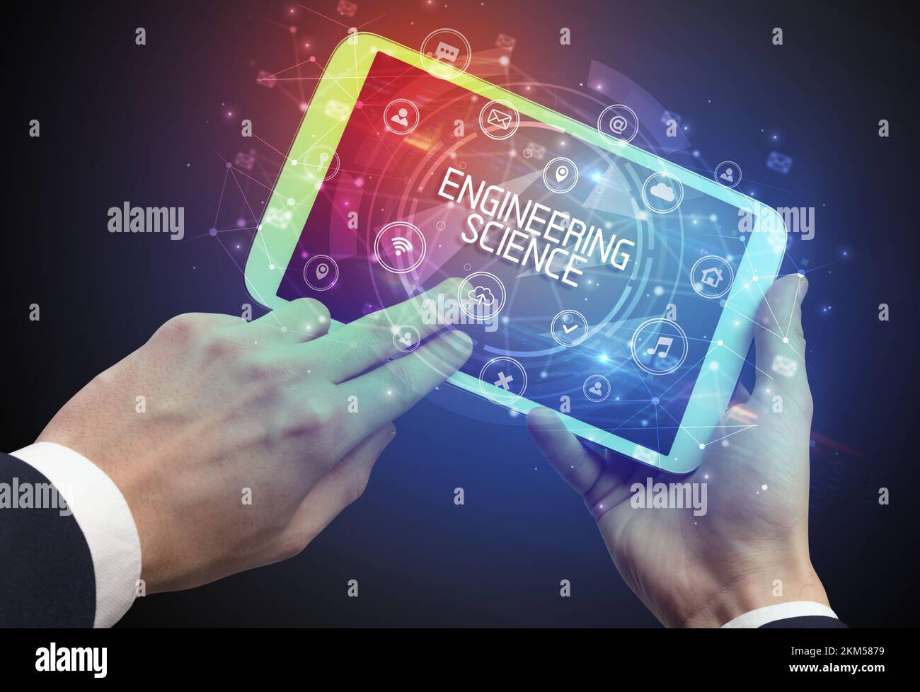 Close-up of a tablet with inscription Stock Photo - Alamy
