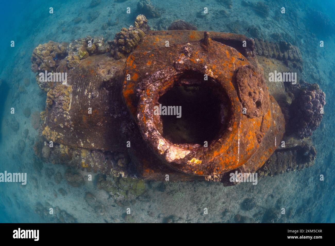 World war 2 tank underwater wreck Stock Photo - Alamy