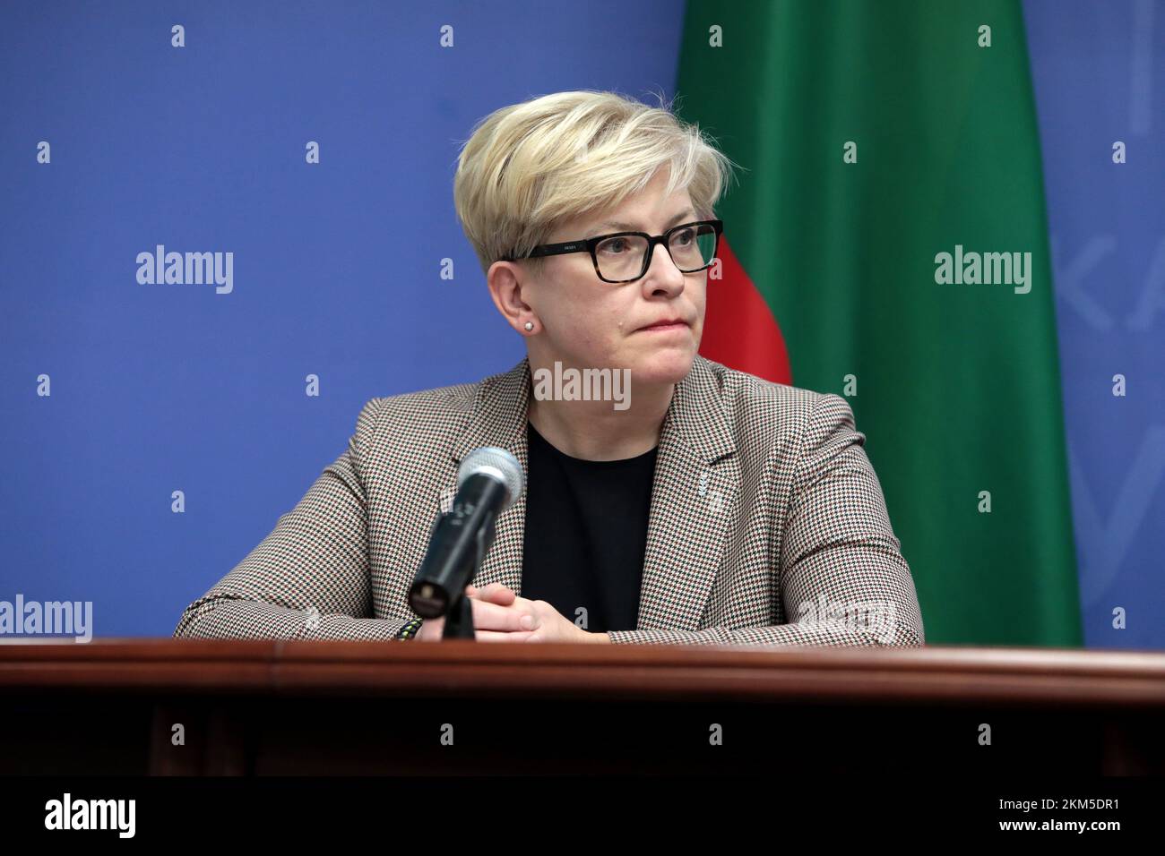 Non Exclusive: KYIV, UKRAINE - NOVEMBER 26, 2022 - Prime Minister of ...