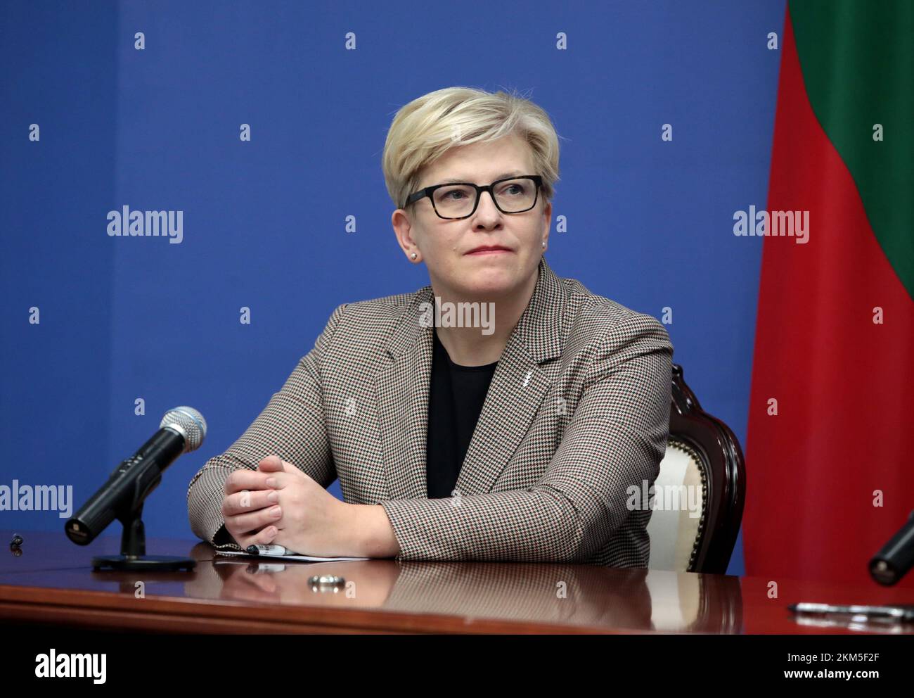 Non Exclusive: KYIV, UKRAINE - NOVEMBER 26, 2022 - Prime Minister of ...