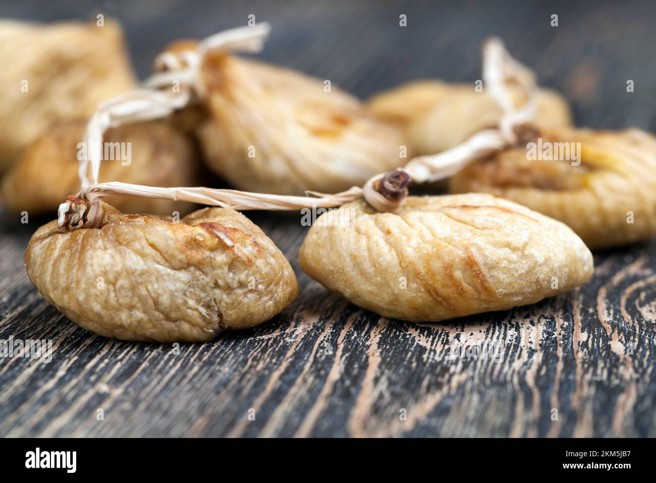 dried ripe and sweet yellow figs, figs dried naturally in the sun ...