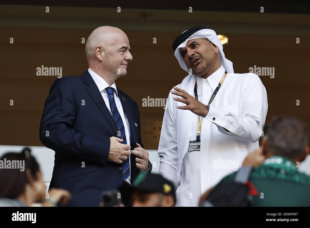 Qatar. 26th Nov, 2022. DOHA - FIFA President Gianni Infantino during the FIFA World Cup Qatar ...