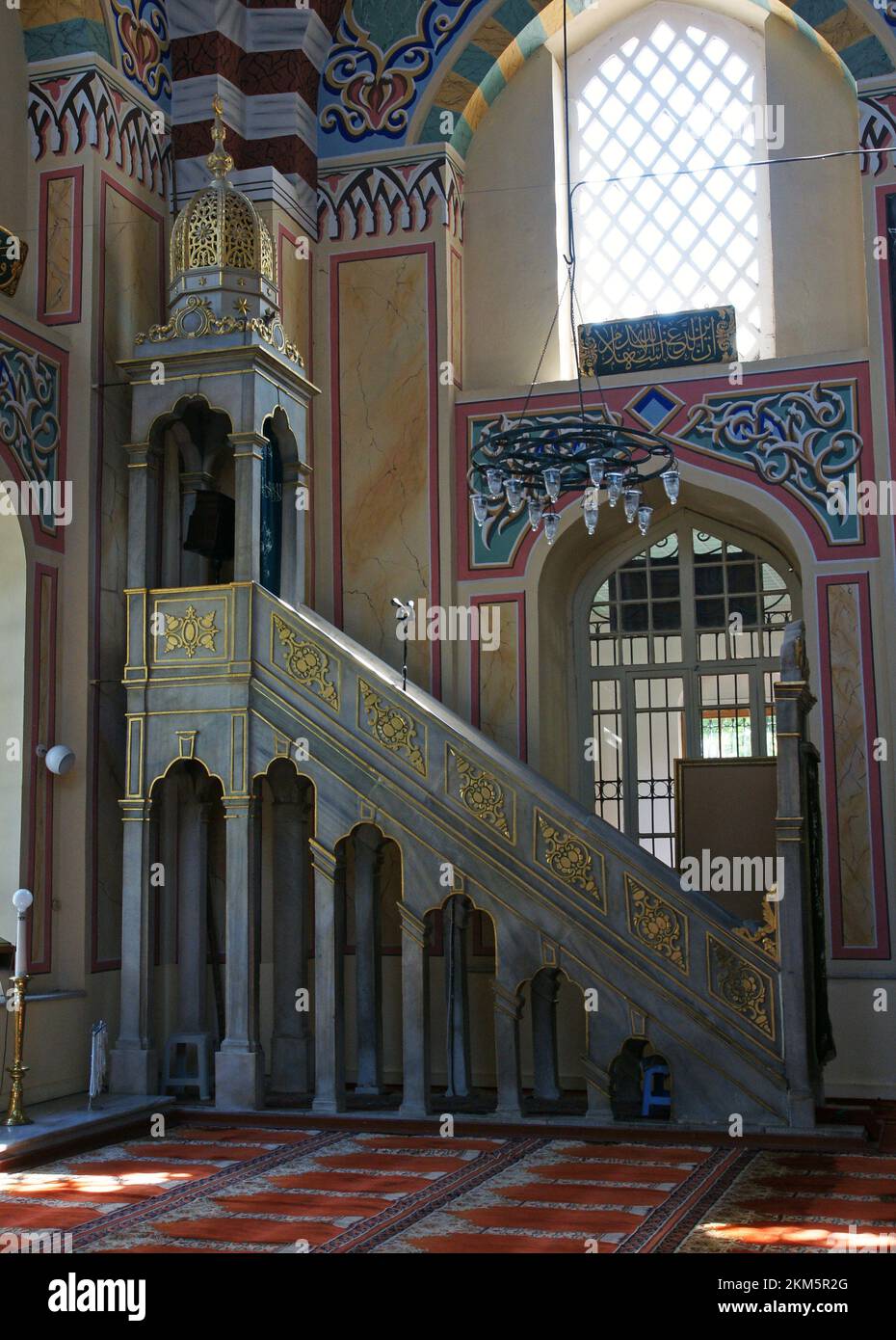 Guzelce Kasim Pasha Mosque, located in Kasimpasa, Turkey, was built in ...