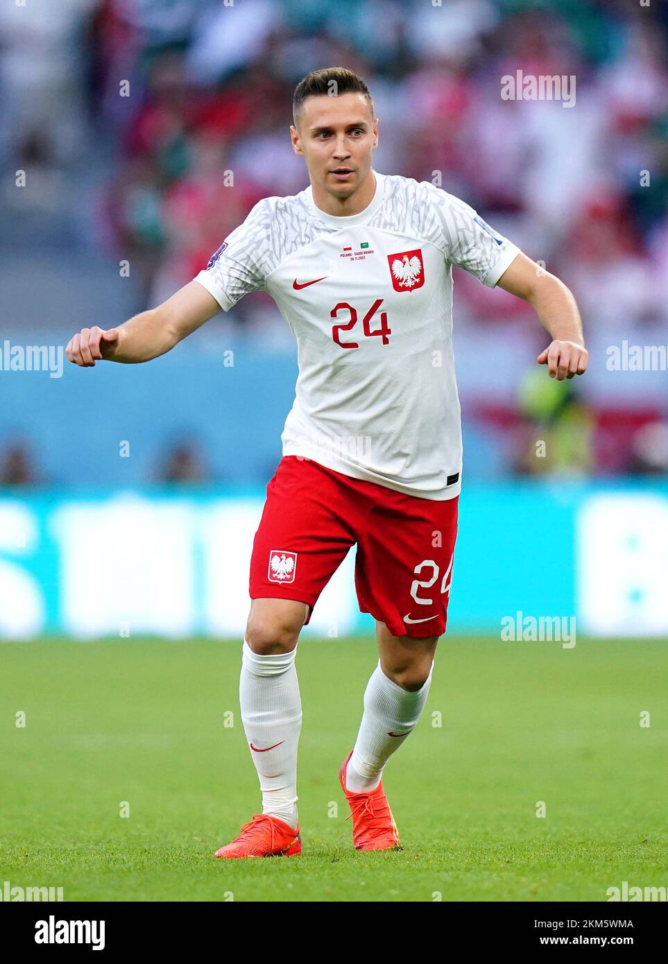Poland's Przemyslaw Frankowski during the FIFA World Cup Group C match ...
