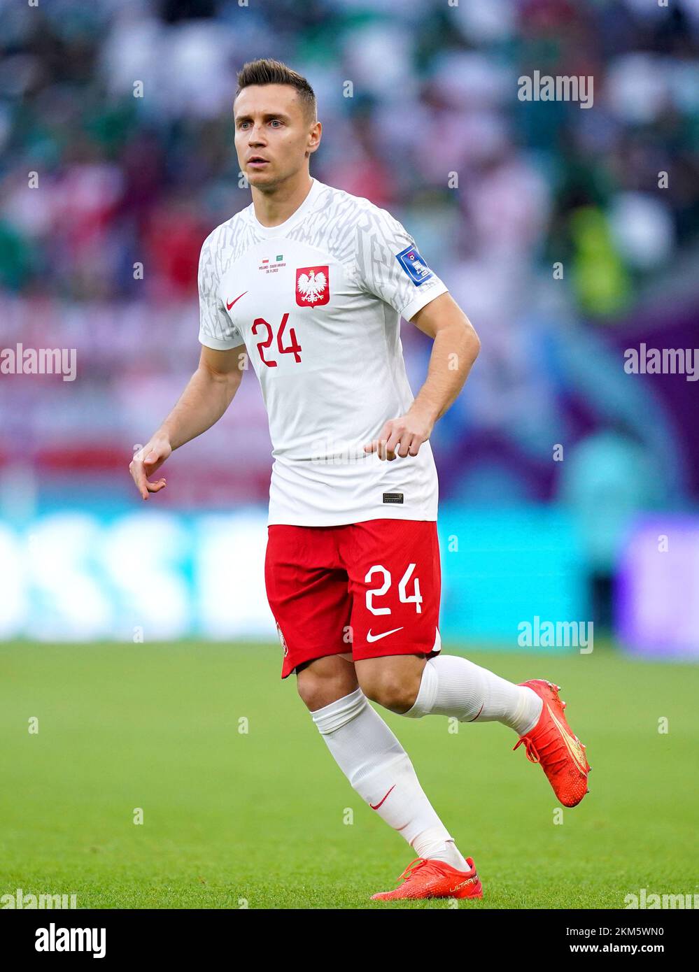 Poland's Przemyslaw Frankowski during the FIFA World Cup Group C match ...