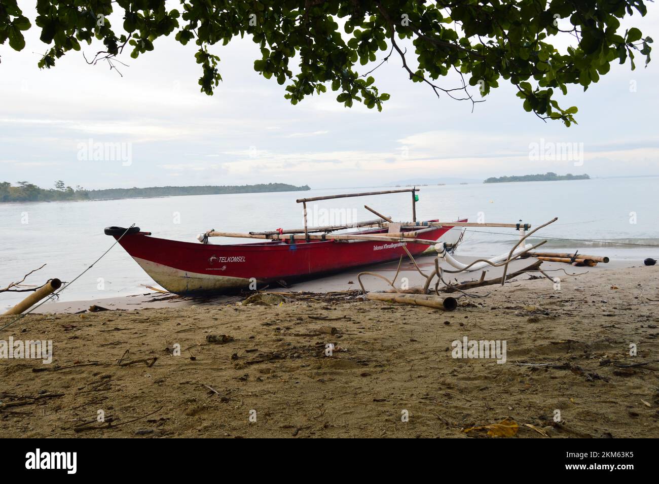 Daplangu Sumur Beach, Pandeglang, Indonesia – October 09, 2022 Stock ...